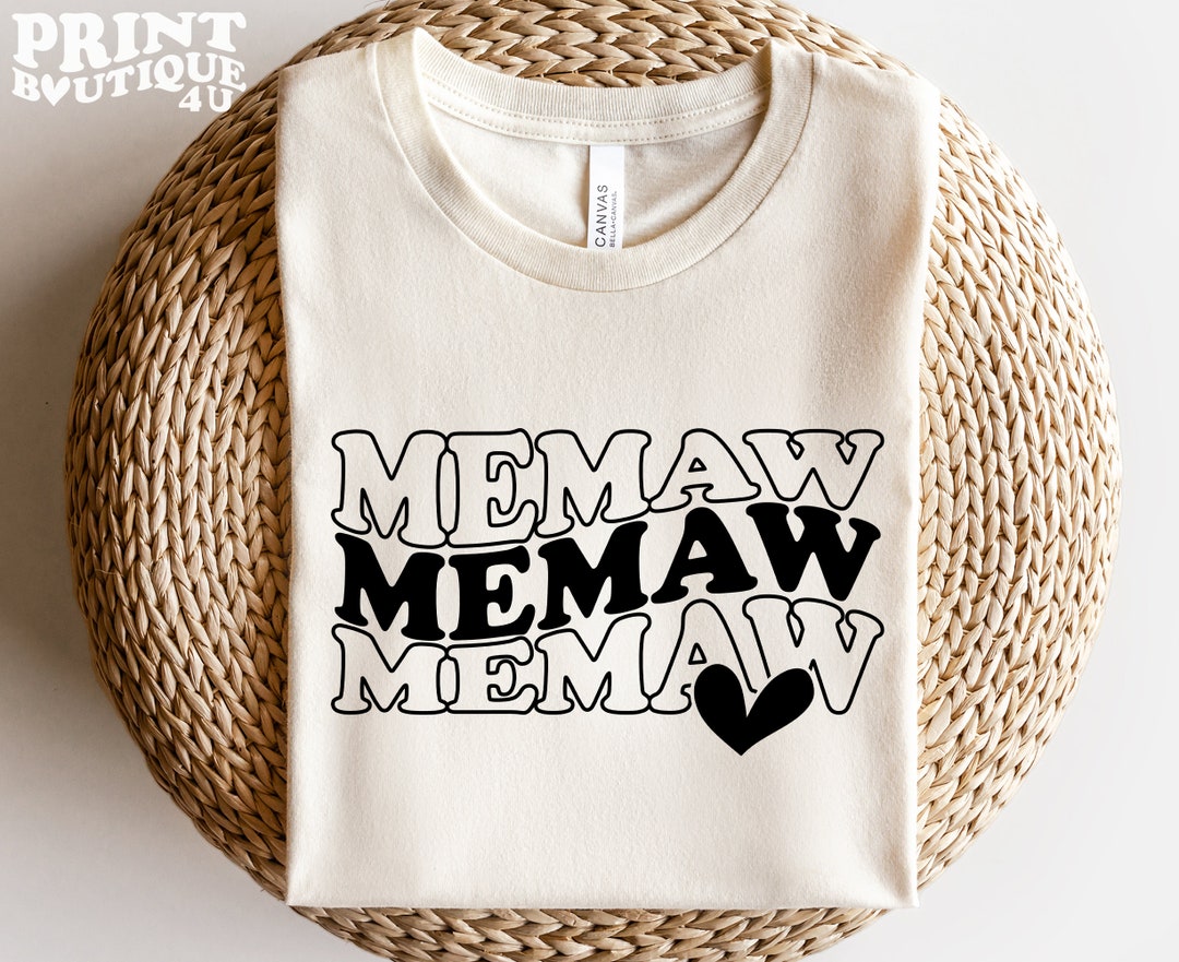Memaw SVG File Instant Download, Memaw Cut File for Cricut, Memaw Life ...