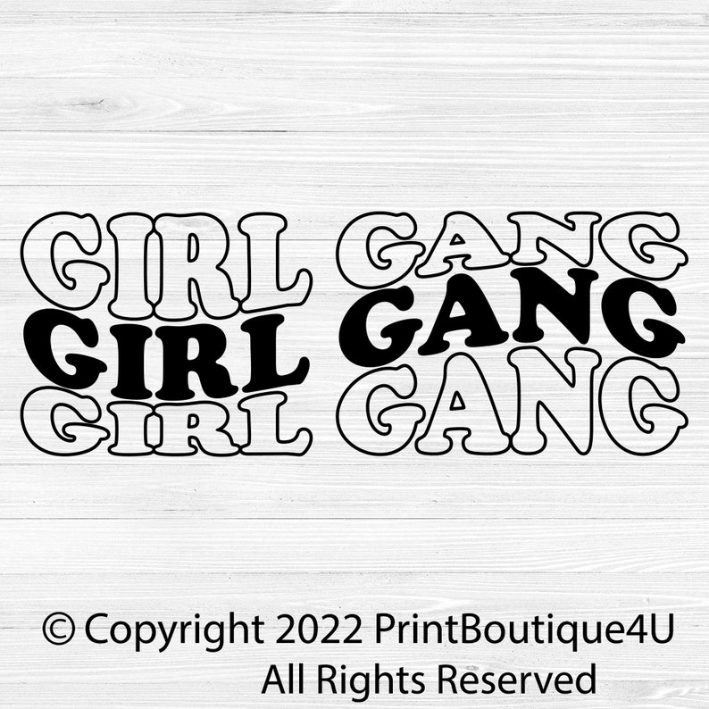 Girl Gang SVG File Instant Download Girl Boss Svg Mom Life - Etsy