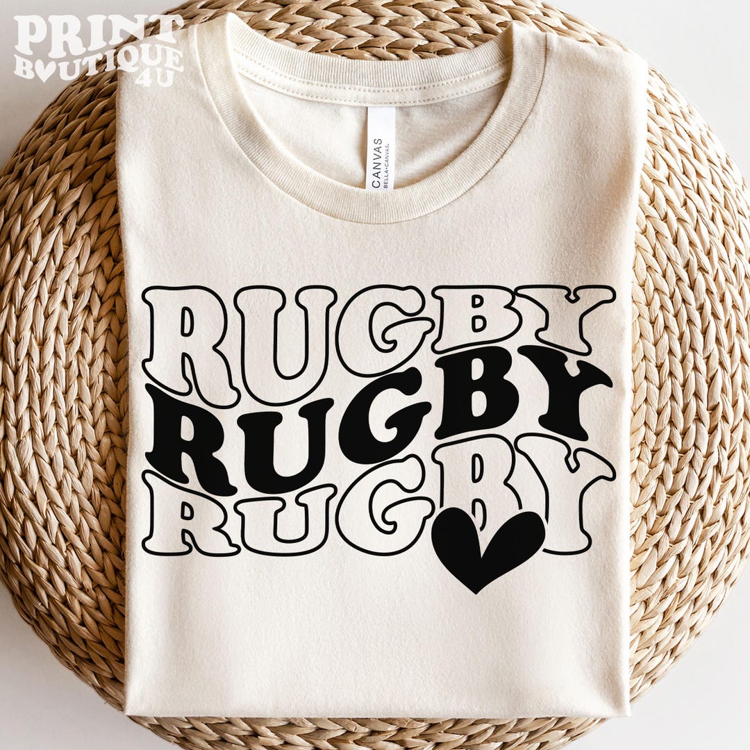 Rugby SVG File Instant Download, Rugby Cut File for Cricut, Rugby Life ...
