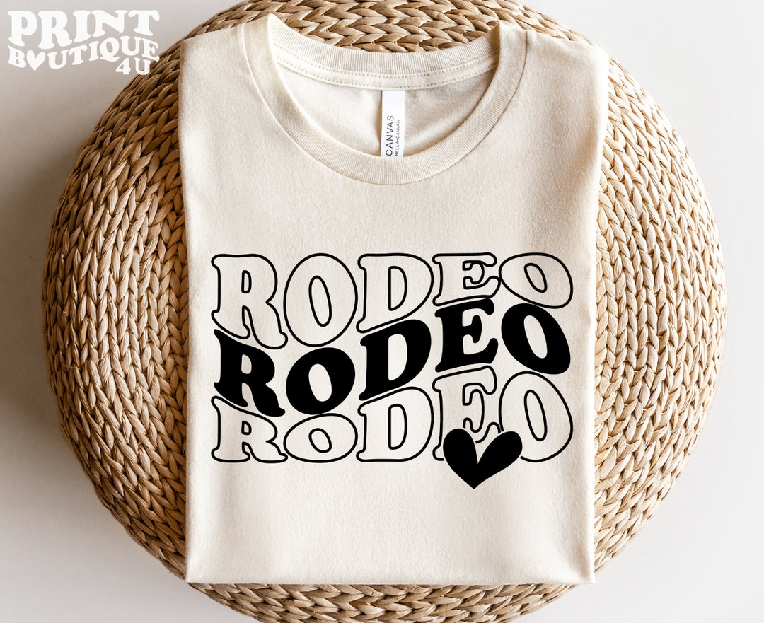 Rodeo Svg, Rodeo Wavy Letters, Rodeo Shirt Design, Southern Svg, Files ...