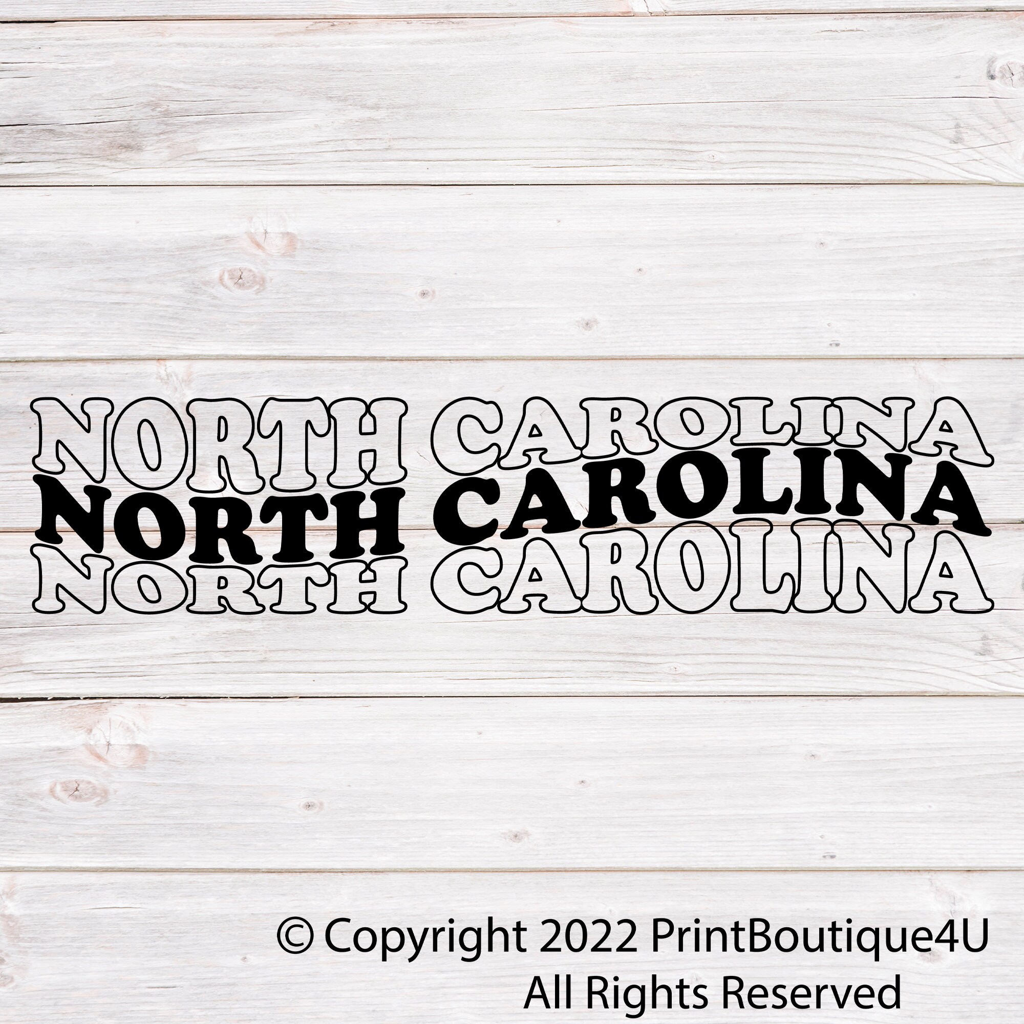 North Carolina SVG PNG PDF Love North Carolina Svg North - Etsy