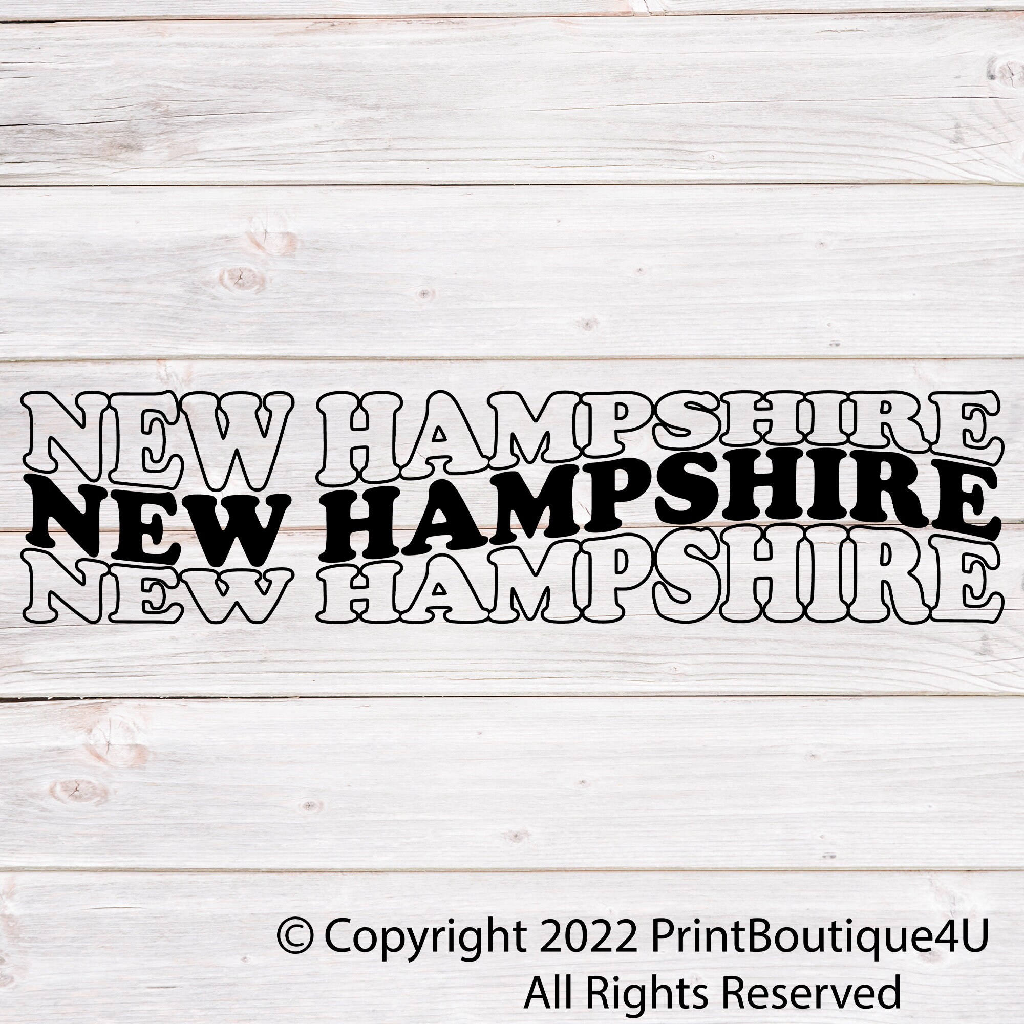 New Hampshire SVG PNG PDF Love New Hampshire Svg New - Etsy