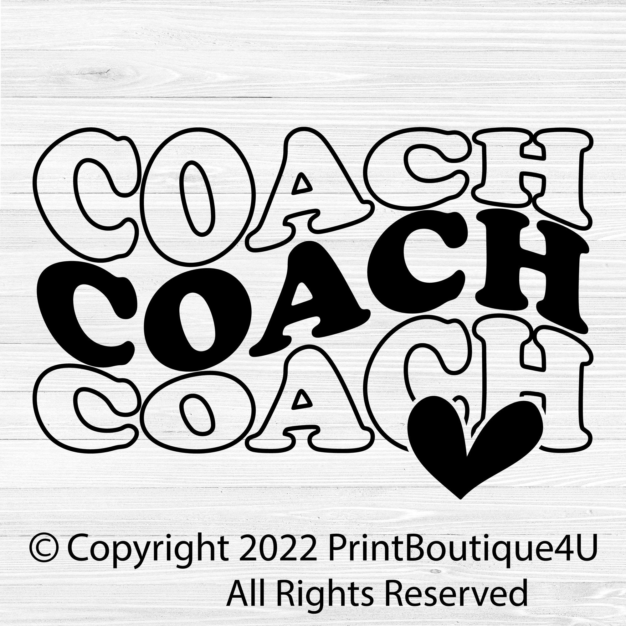 Coach SVG File Baseball Coach Svg Cheer Coach Svg Baseball - Etsy Australia