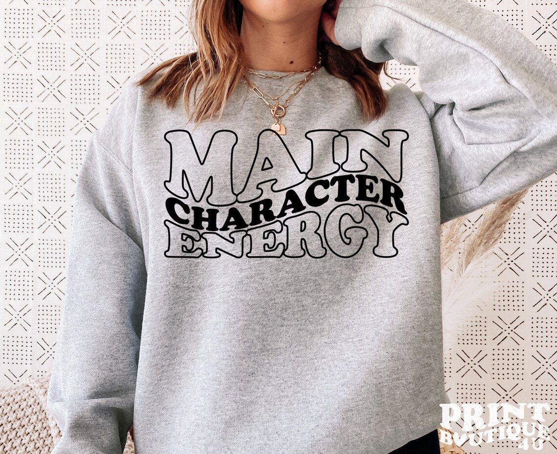 Main Character Energy SVG PNG PDF Main Character Energy - Etsy