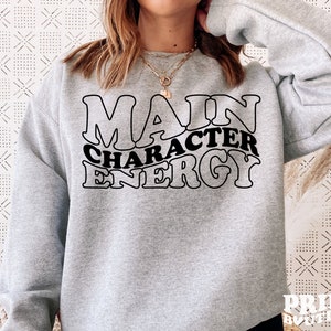 Main Character Energy SVG PNG PDF Main Character Energy - Etsy