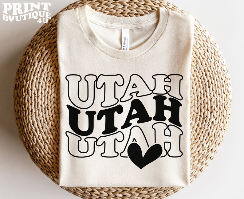 Utah SVG PNG PDF Love Utah Svg Utah Shirt Svg Shirt Cricut - Etsy
