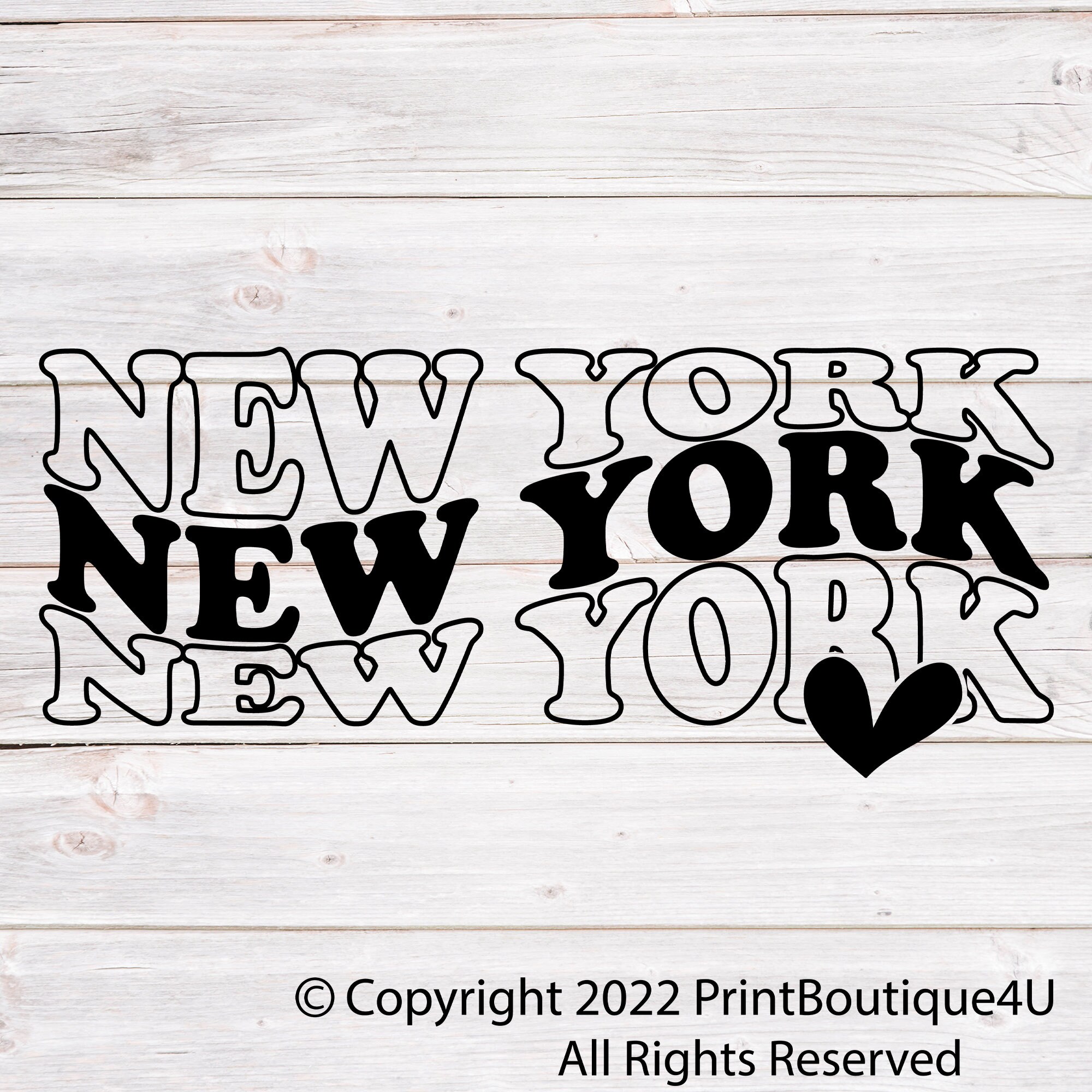 New York SVG PNG PDF Love New York Svg New York Shirt Svg - Etsy