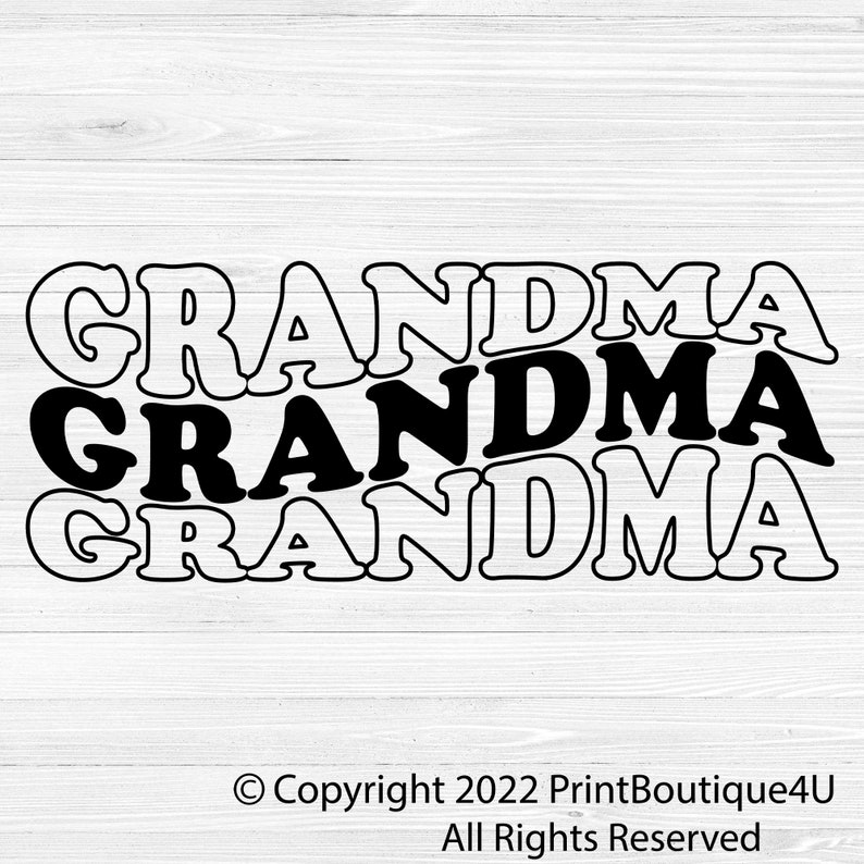 Grandma SVG PNG PDF Grandma Cut File for Cricut Grandma Life - Etsy