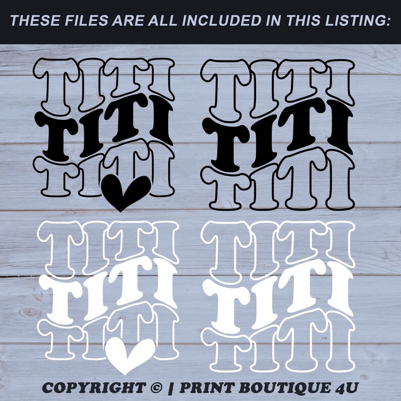 Titi SVG PNG PDF, Mothers Day Svg, Popular Svg, Titi File Svg, Shirt ...