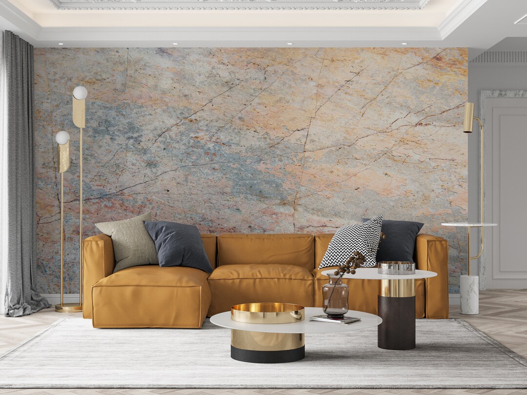 Pastel Color Marble Wallpaper Marble Wallpaper Peel and - Etsy