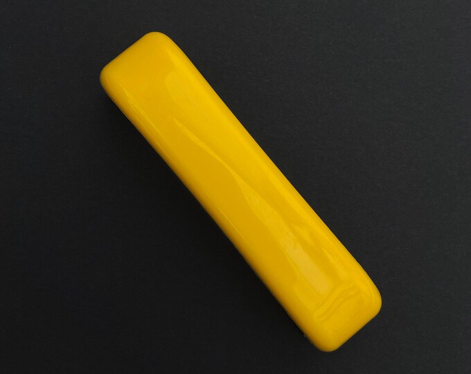Set of Six 6 Retro Cabinet/drawer Square Arch Pulls Yellow Plastic 80s ...
