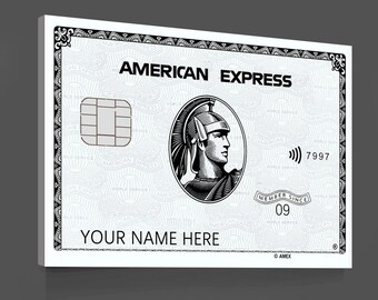 Amex Card Wall Art - Etsy