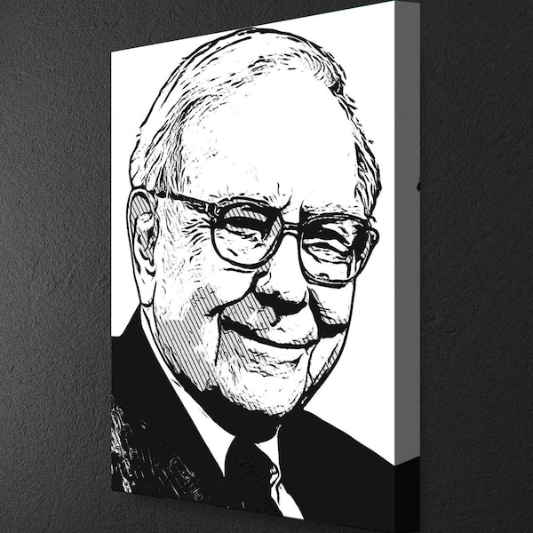 Warren Buffett Art - Etsy