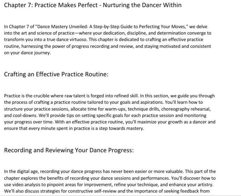 Dance Mastery Unveiled A Step-by-step Guide to Perfecting Your Moves - Etsy