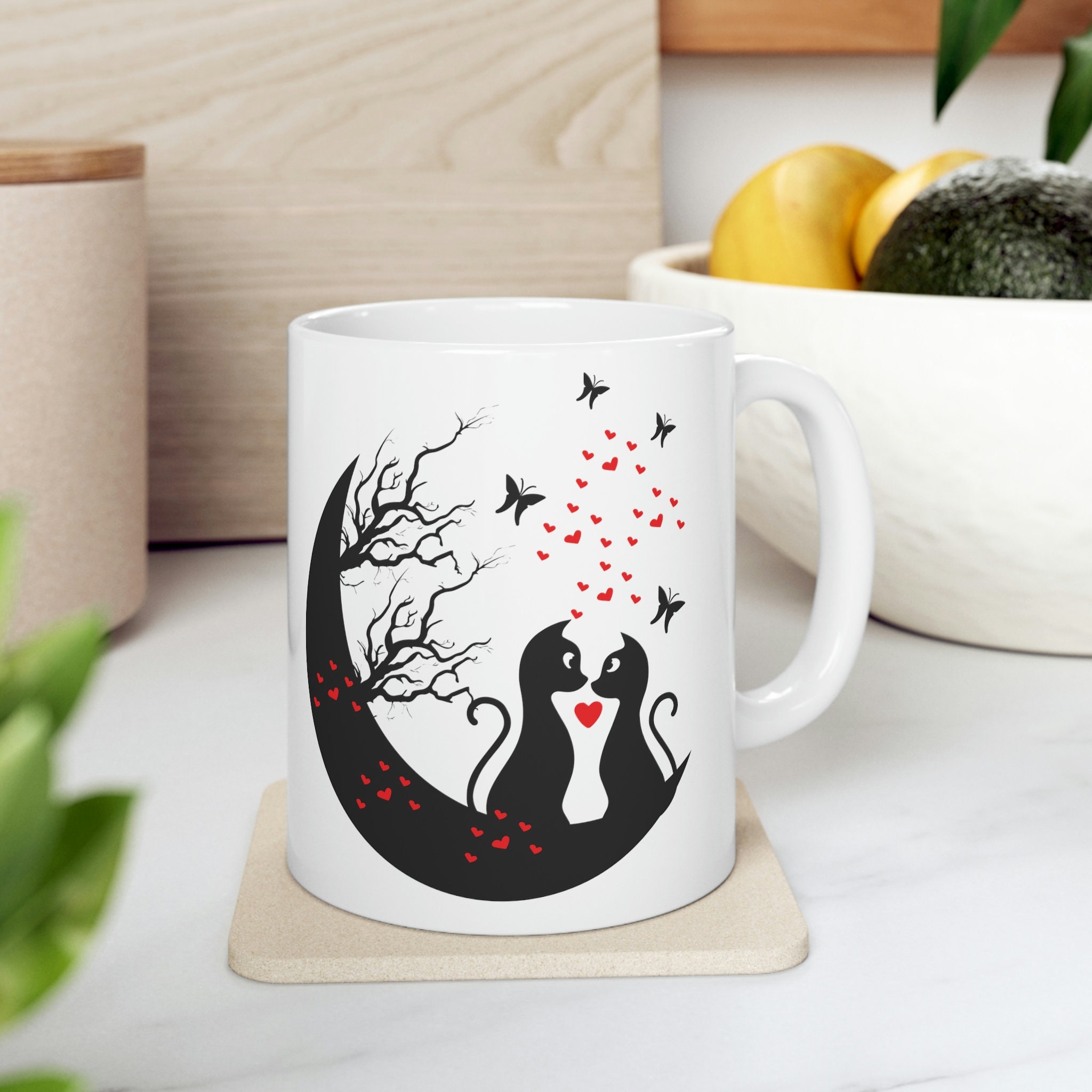 Sailor Moon Mug Luna Cat Anime Coffee Manga Mug Sailor Moon Merch Gift ...