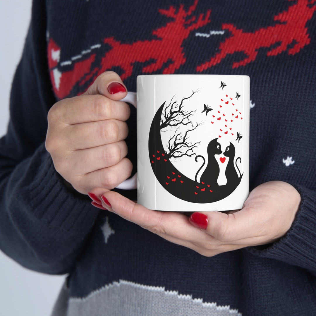 Sailor Moon Mug Luna Cat Anime Coffee Manga Mug Sailor Moon Merch Gift ...