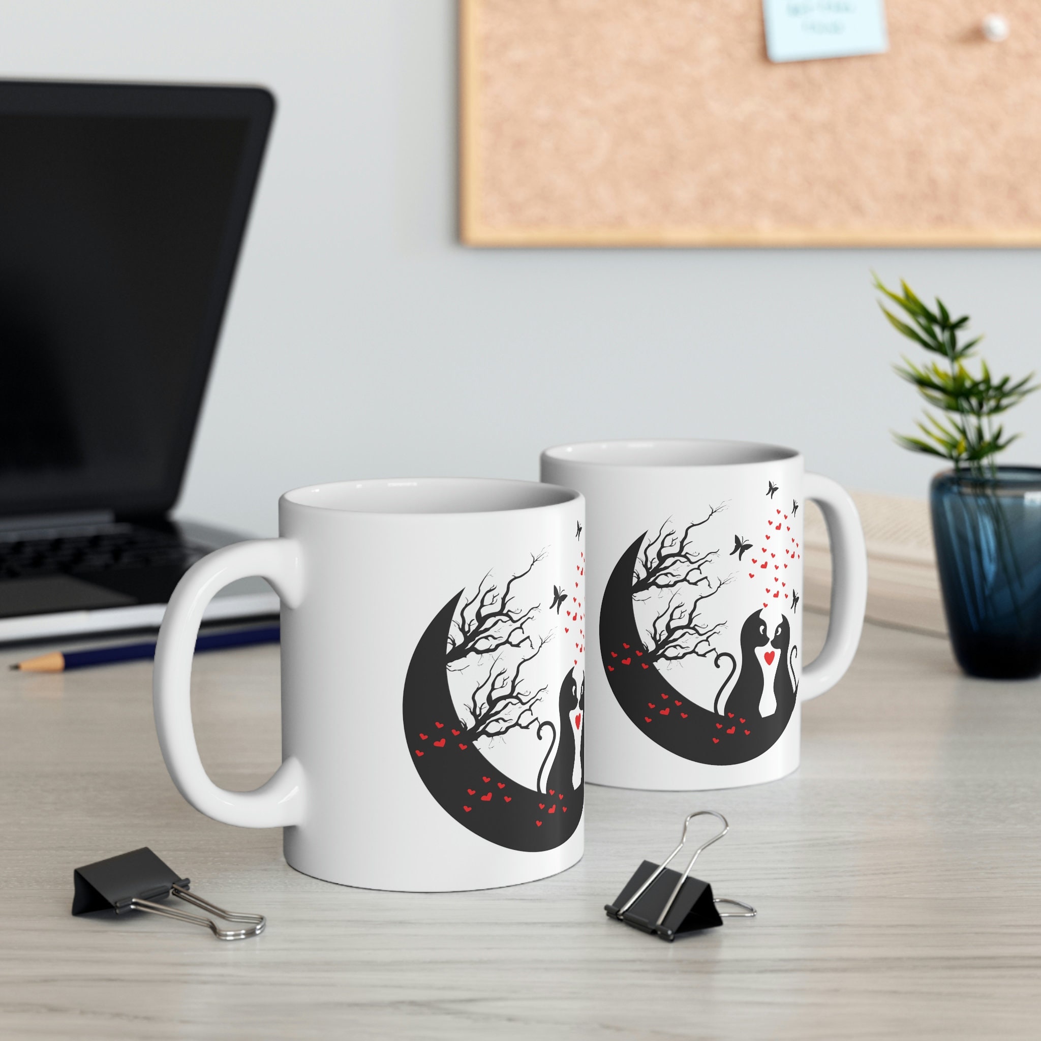 Sailor Moon Mug Luna Cat Anime Coffee Manga Mug Sailor Moon Merch Gift ...