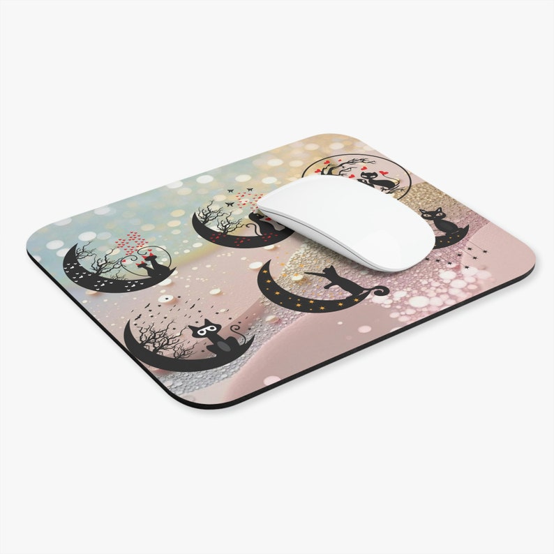 Sailor Moon Mousepad Cat Pastel Desk Mat Cute Pink Extended Mousepad ...