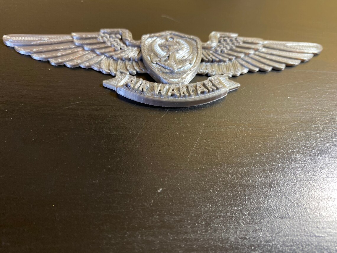 3D Printed US Navy Enlisted Aviation Warfare Specialist EAWS Wings 5 - Etsy