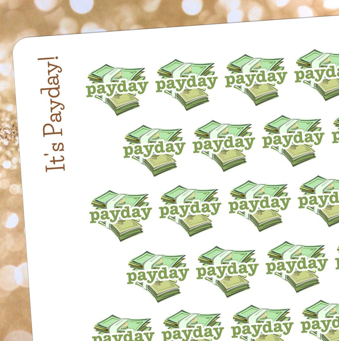 Payday Planner Calendar Stickers (R-118) - Etsy