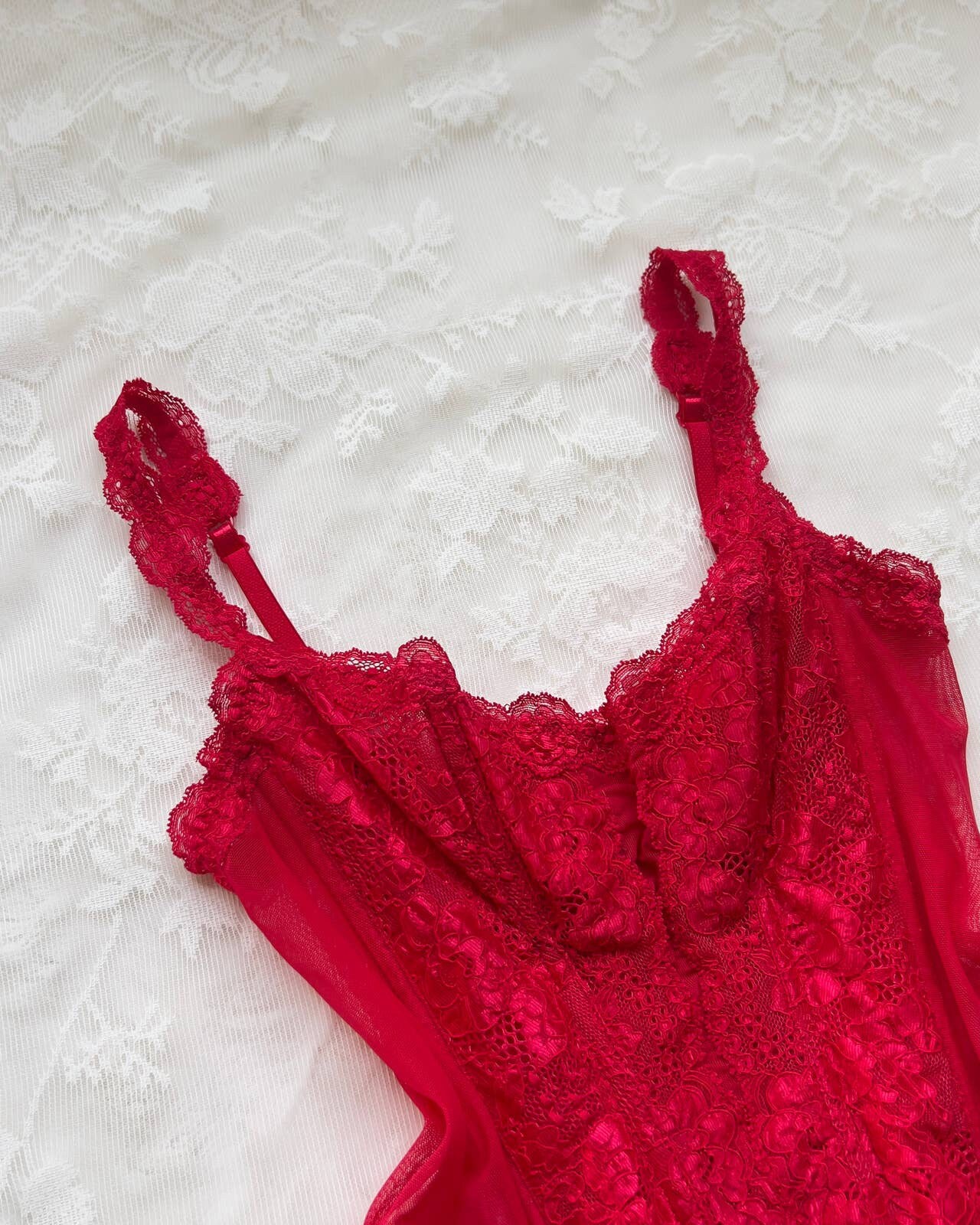 RARE Romantic Victoria’s Secret Sheer Lace Bustier Corset - Etsy