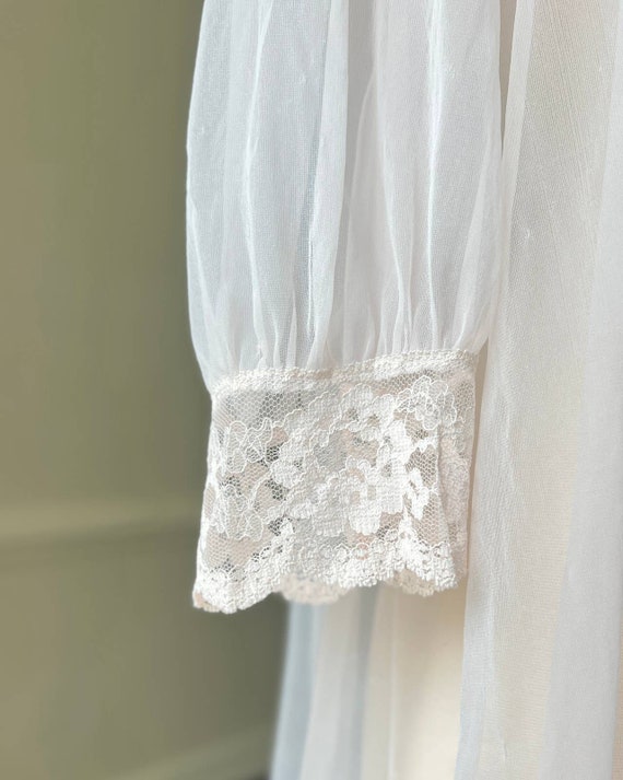 Victorian inspired sheer chiffon robes featuring over… - Gem