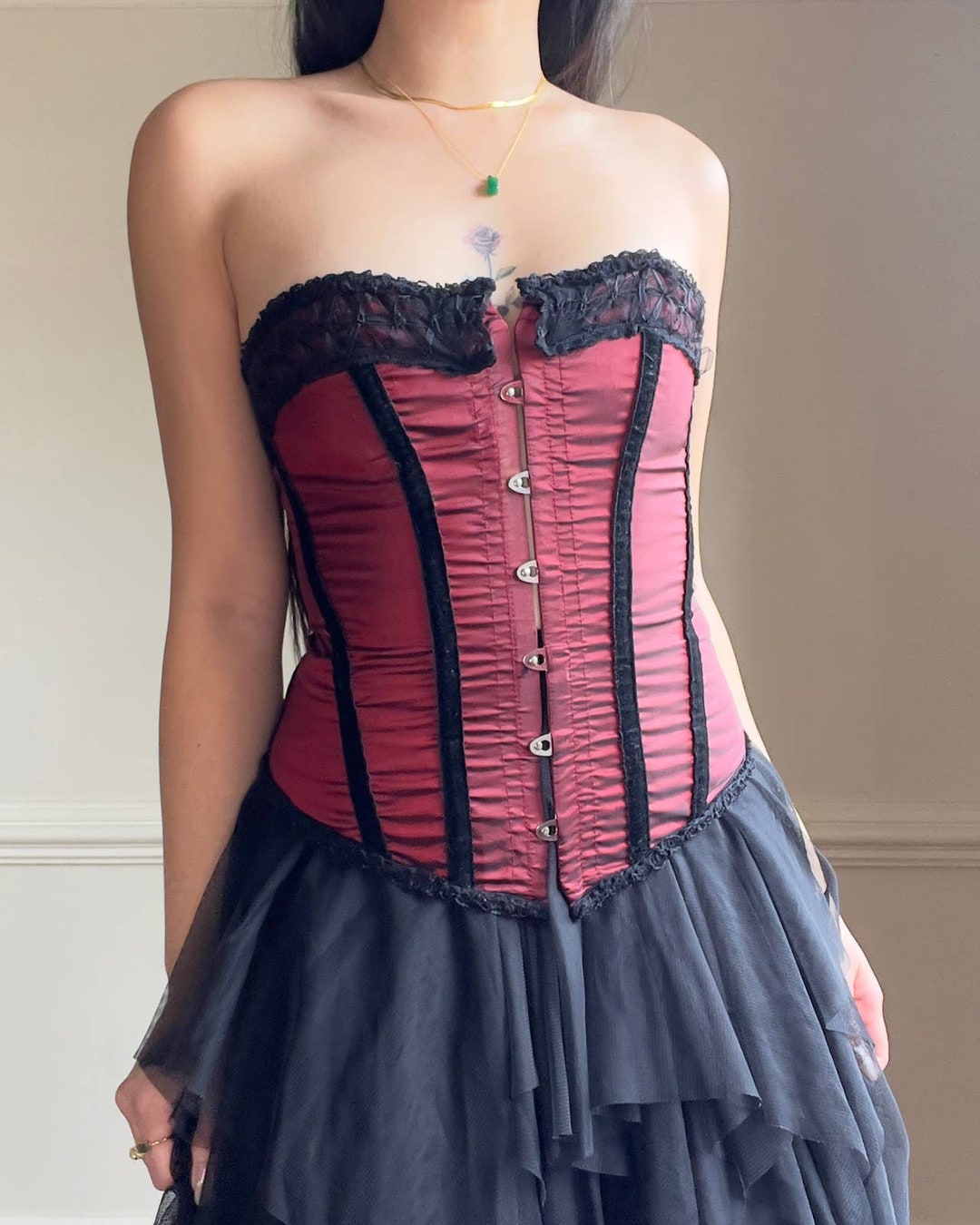 Vintage Coquette Medieval-inspired Rustic Corset Top – Size 34A/34B - Etsy