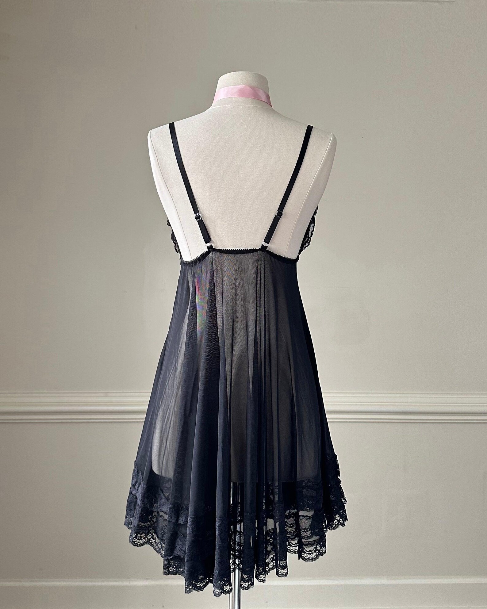 Complete Sheer Slip Dress Featuring Ruffled Lace Detailed Bustier - Etsy