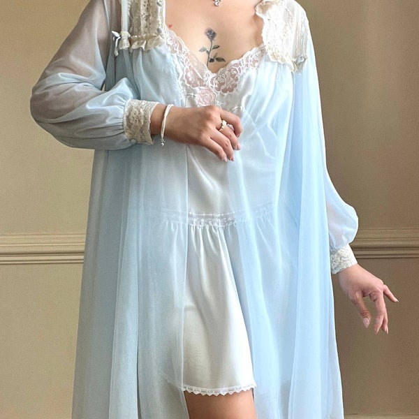Chiffon Robe - Etsy