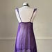 Sultry Complete Sheer Violet Slip Dress Featuring Floral Lace Bodice ...