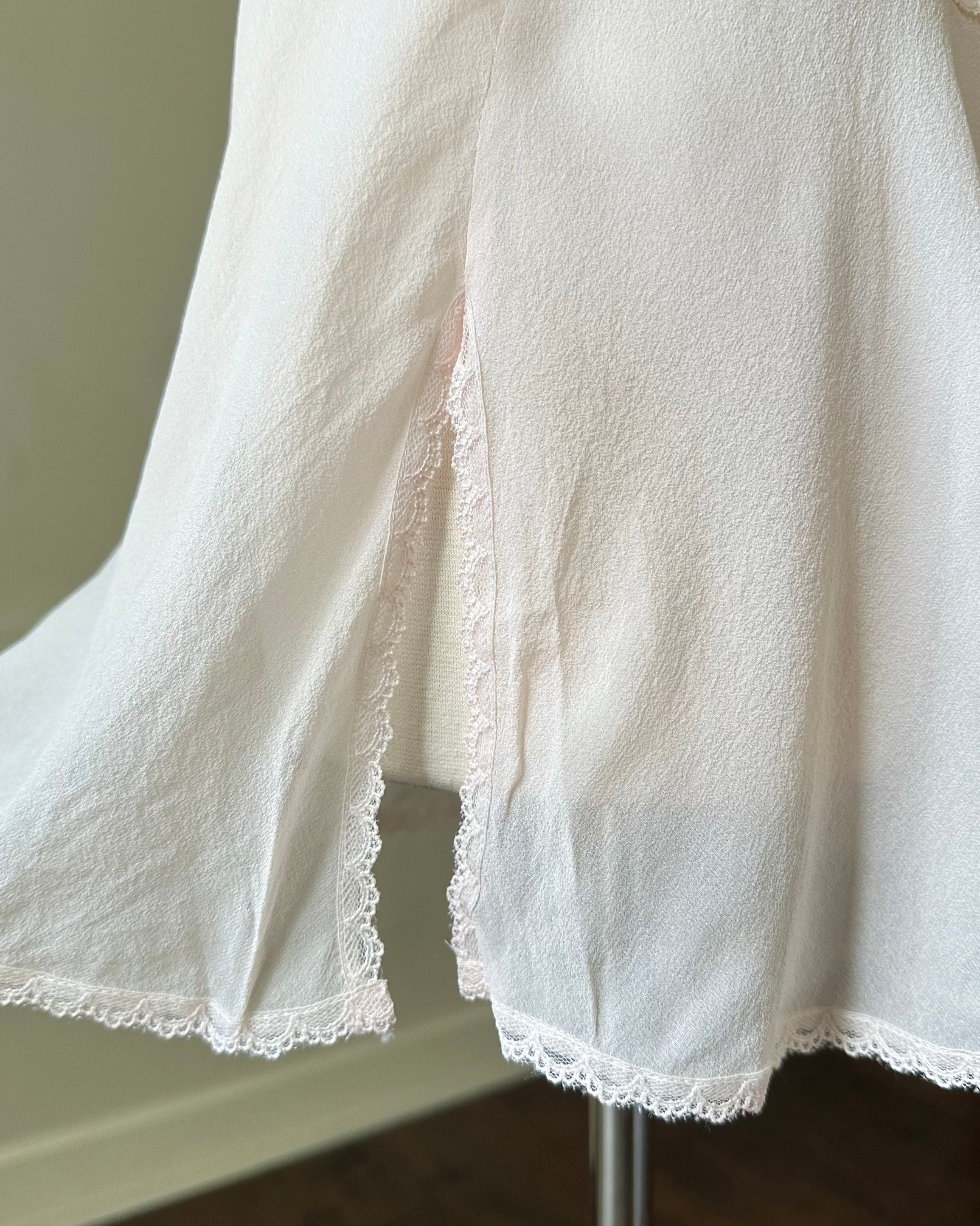 Victorias Secret Sheer Silk Dress Featuring Satin Bustier - Etsy