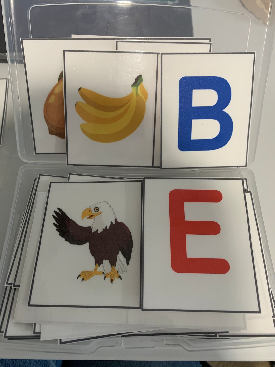 Task Cards: Matching Beginning Sounds to Uppercase - Etsy