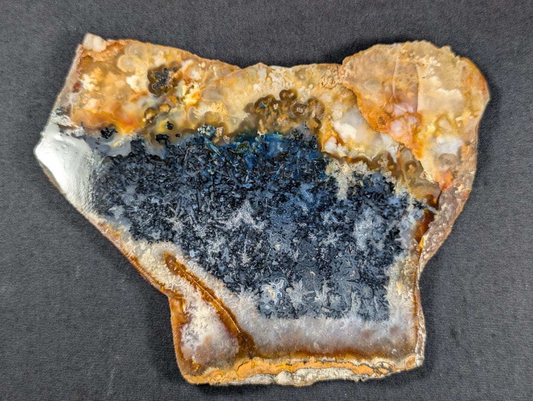Huge High Grade Collector Slab of EXTREMELY RARE Trent Agate - Trent ...
