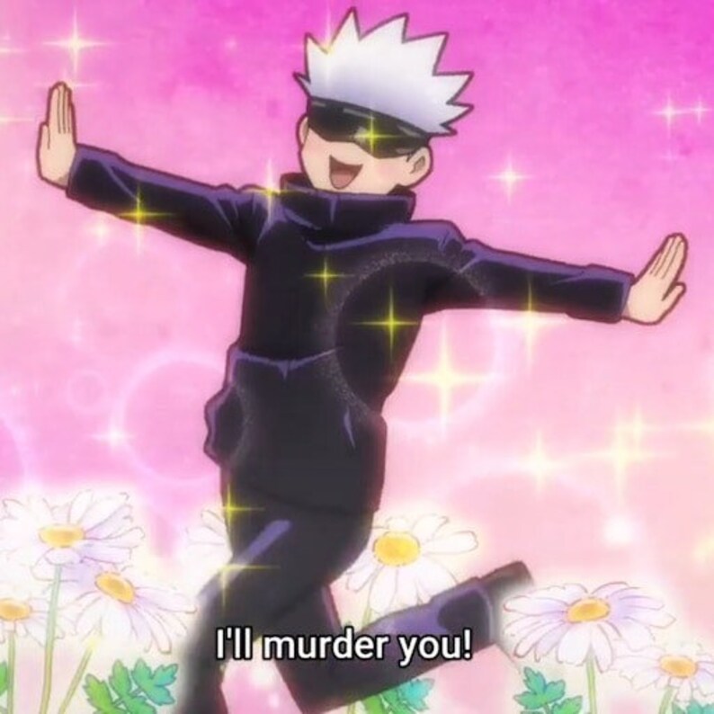 Gojo Satoru Scene ill Murder You | Etsy Denmark