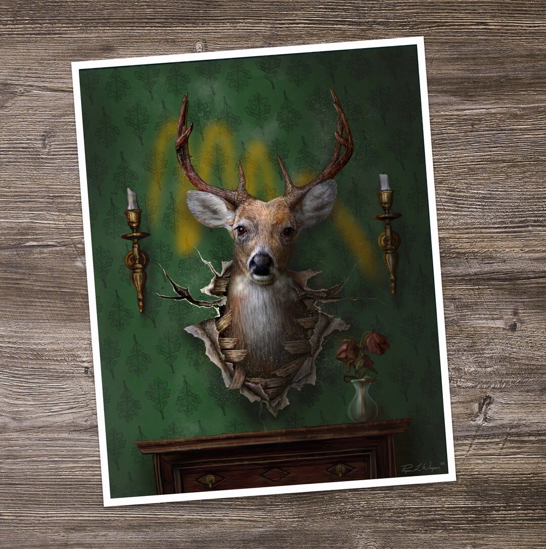 Unexpected Guest | Art Print - Etsy