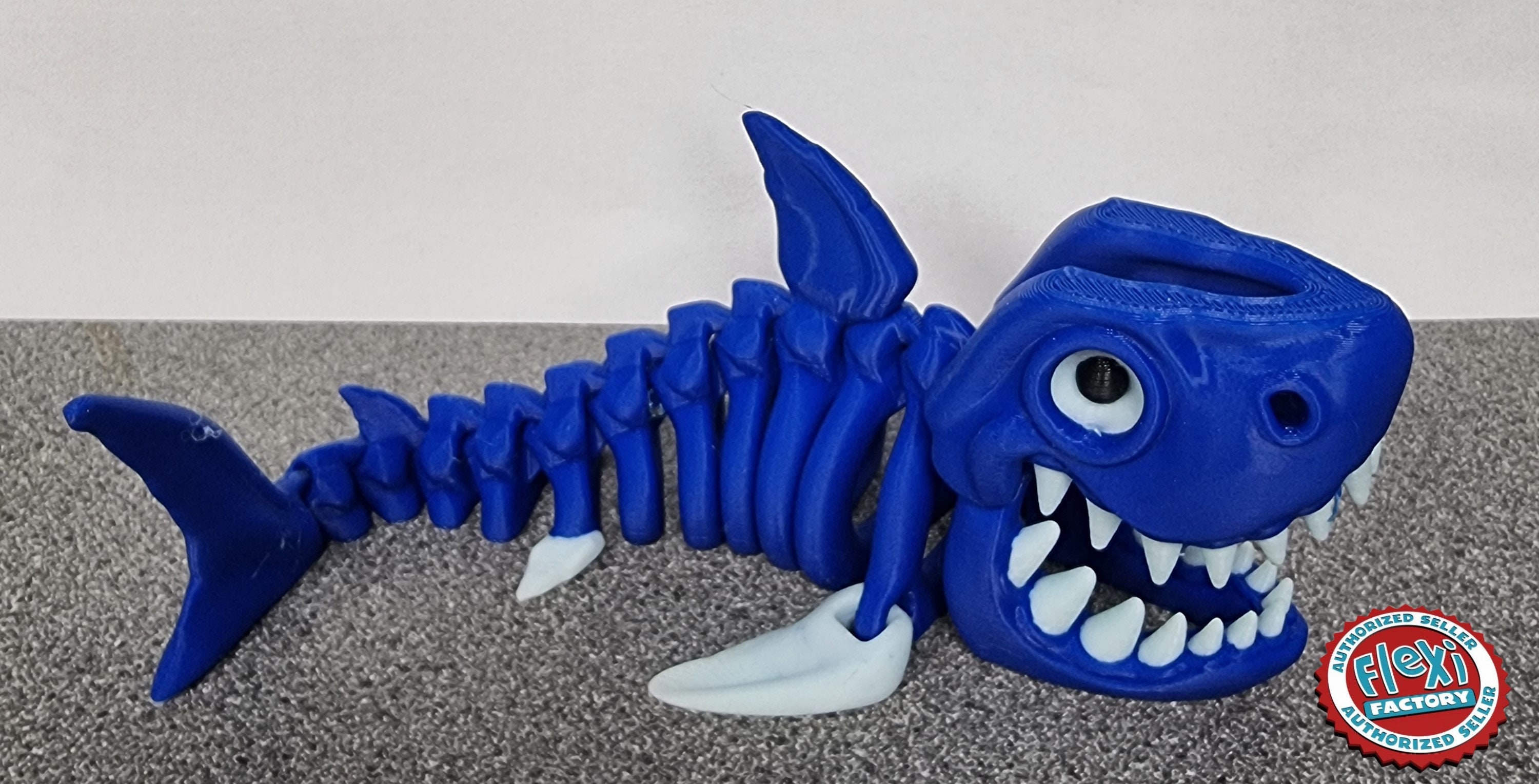 Flexi Skeleton Shark Articulating Shark Fidget Toy With - Etsy