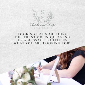 Custom Calligraphy Wedding Vows, Calligraphy Vows, Custom Calligraphy ...