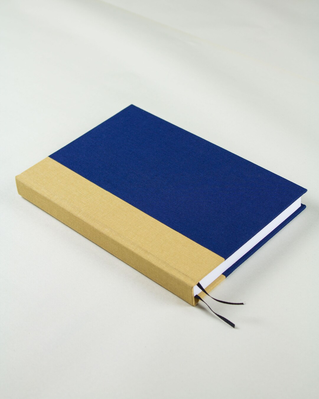 Hand-bound Blank Sketchbook, Navy & Tan - Etsy