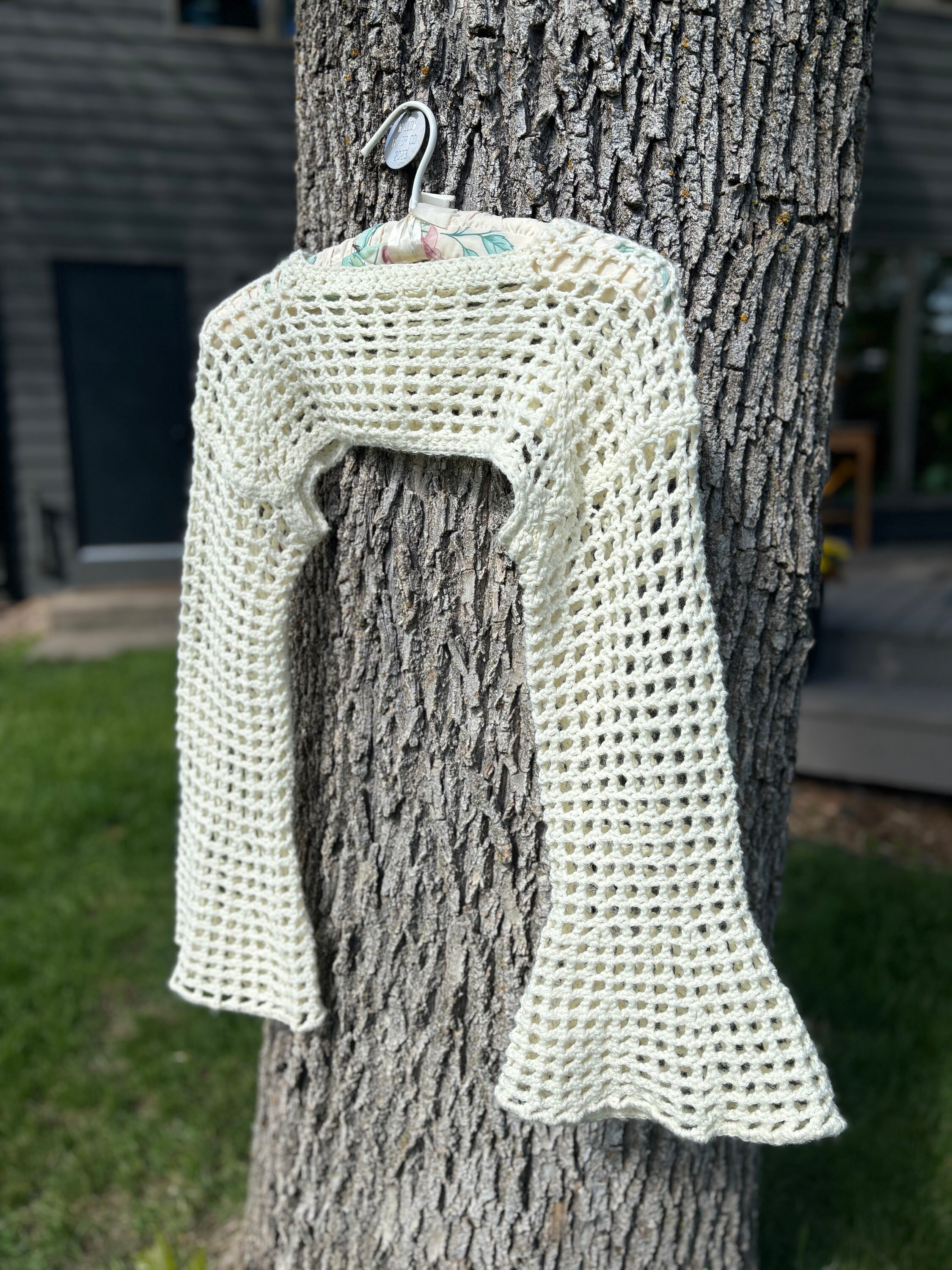 Crochet Mesh Shrug MADE TO ORDER - Etsy