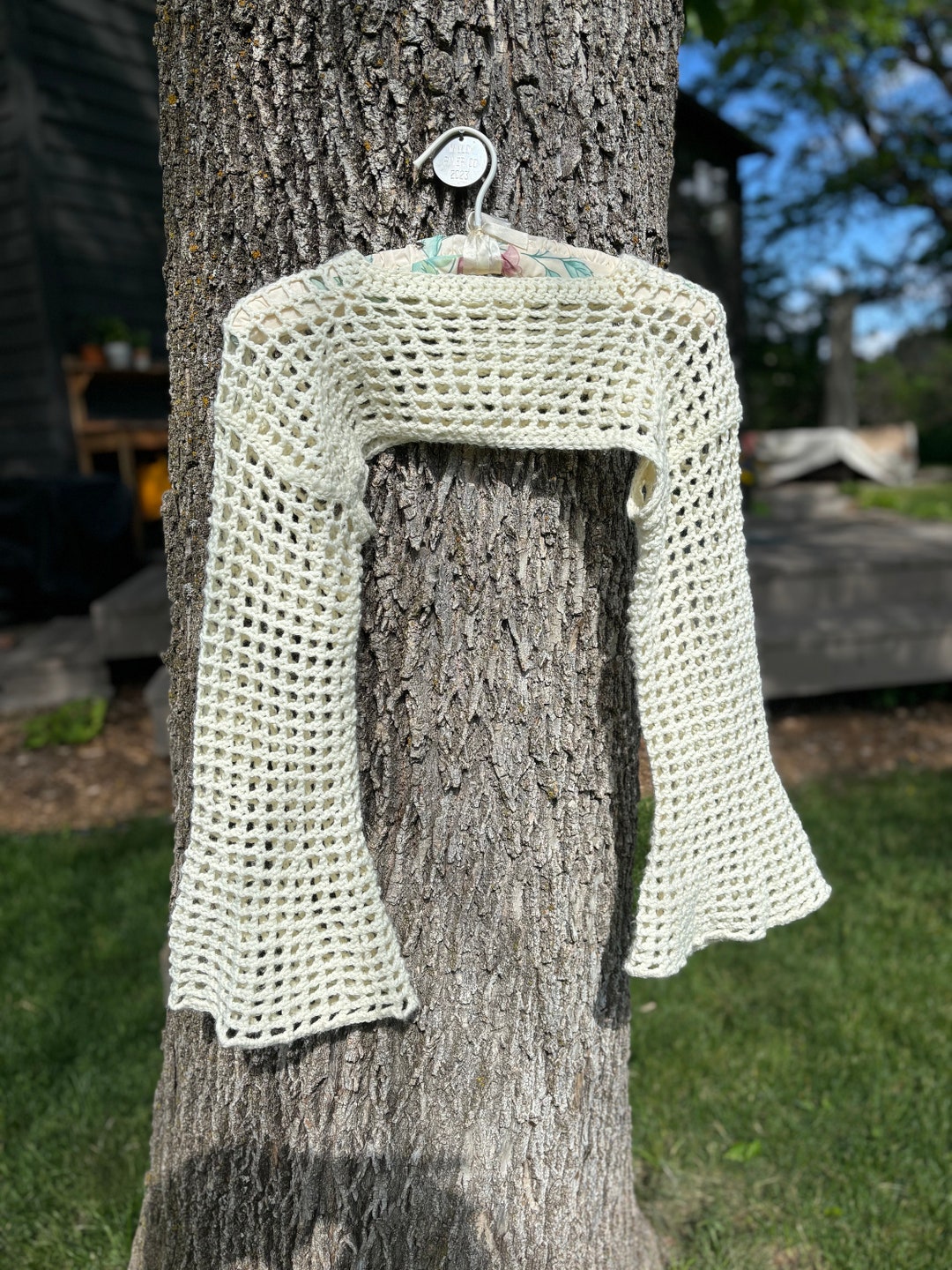 Crochet Mesh Shrug | MADE TO ORDER - Etsy