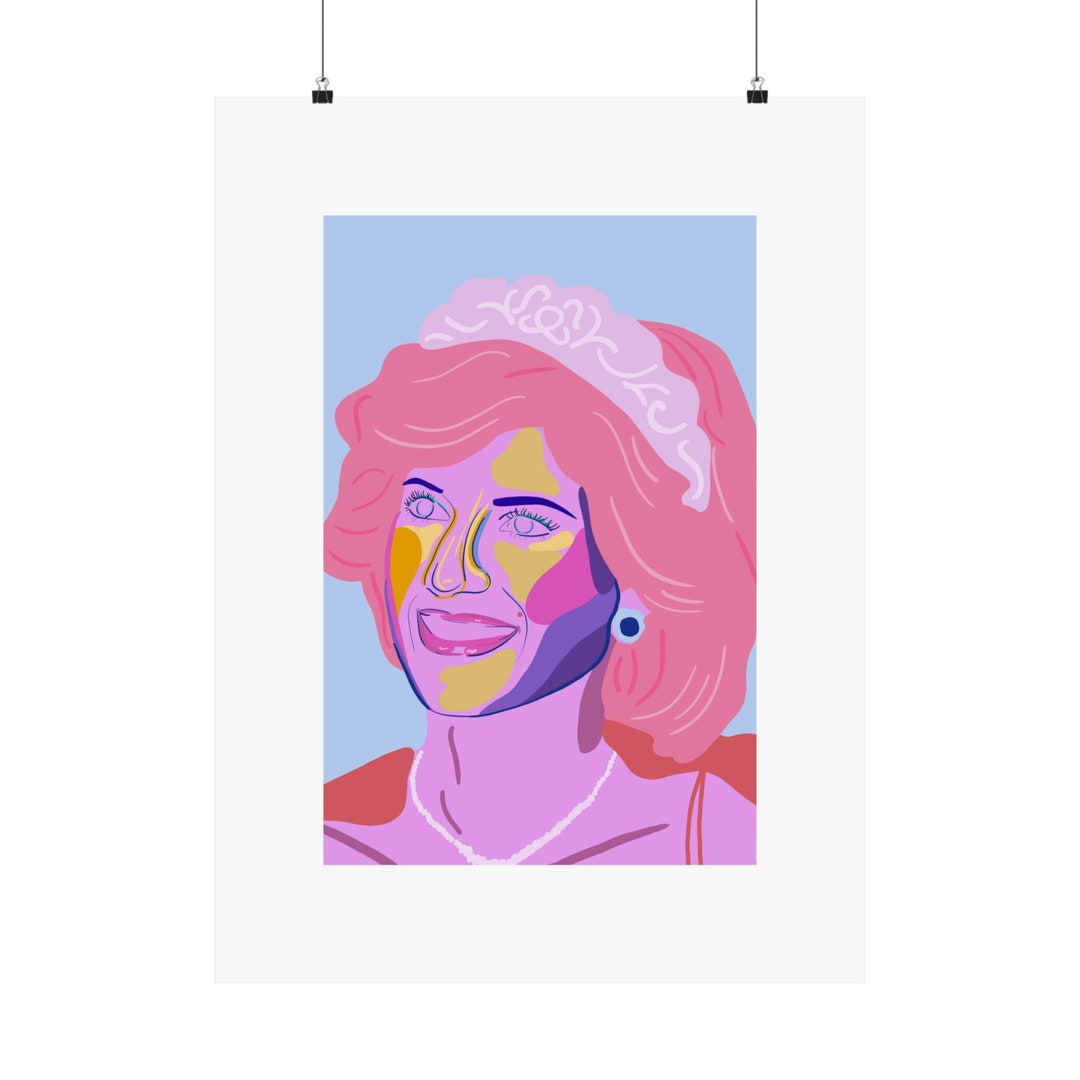 Princess Diana Poster / Pop Art Print - Etsy