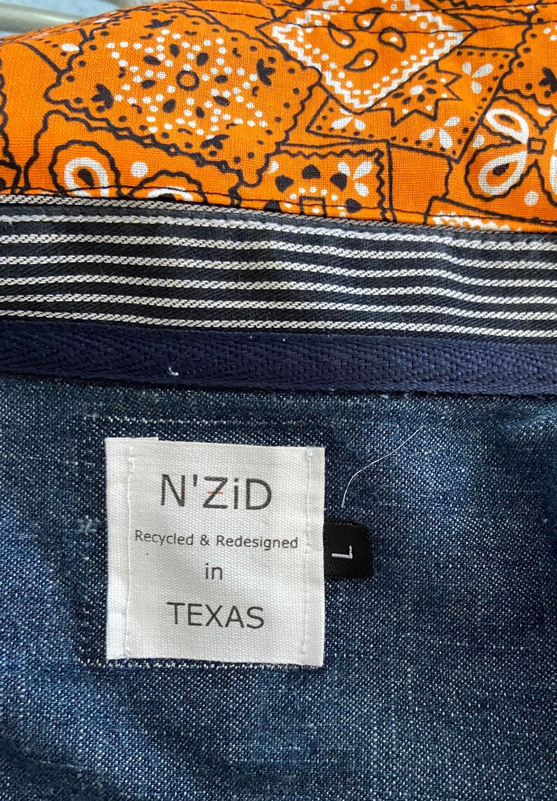 Mens Handkerchief Redesigned Shirt - Etsy