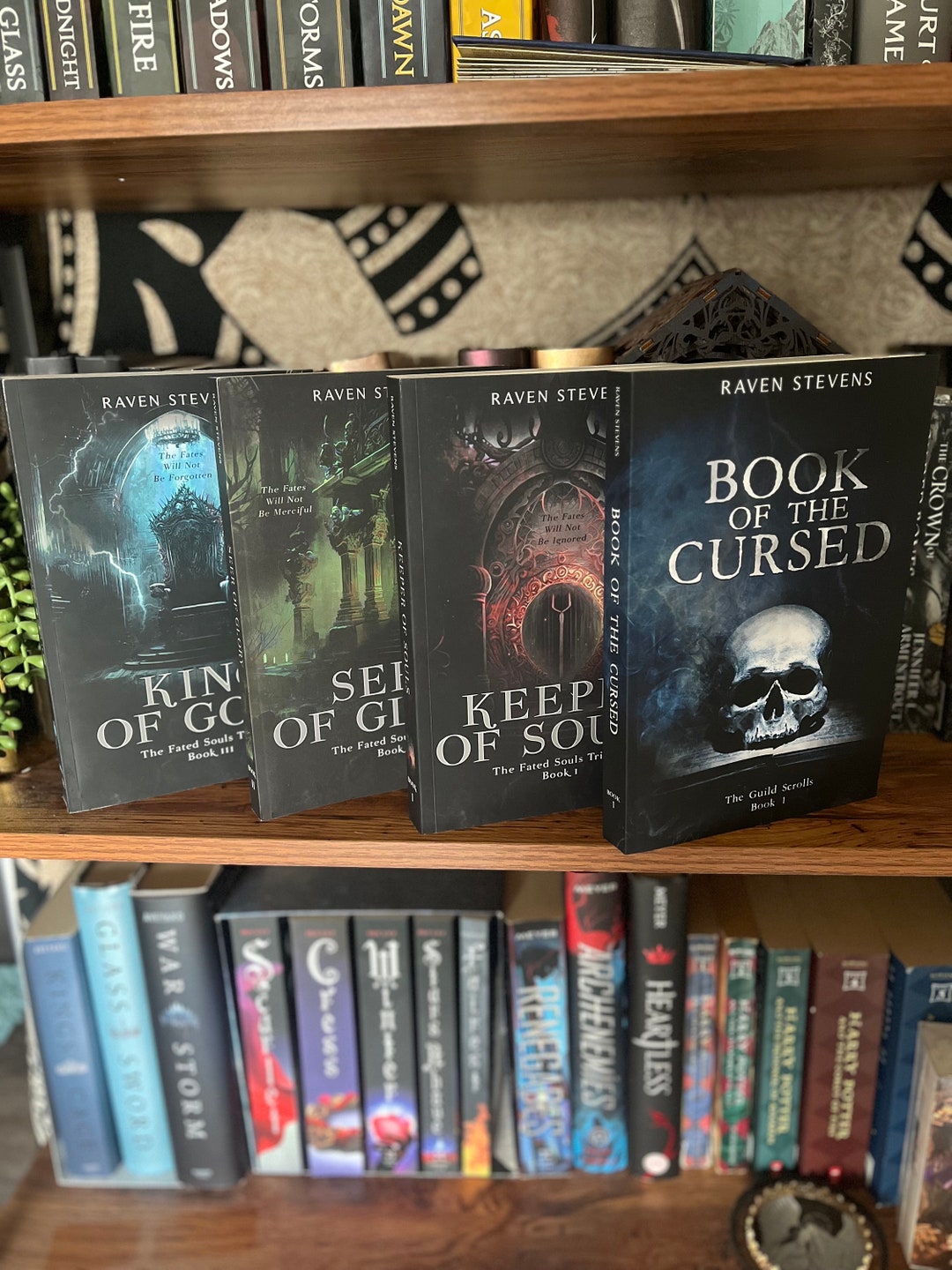 All Four Books by Raven Stevens With Character Art and Bookmarks - Etsy