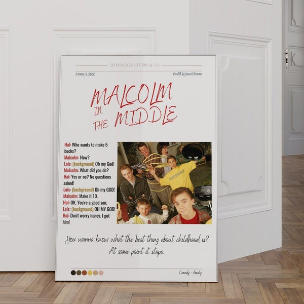 Malcolm in the Middle Tv Show - Etsy
