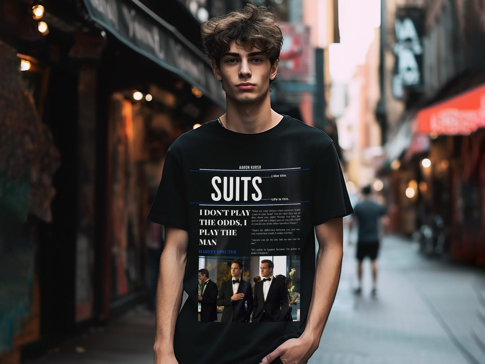 Suits Tv Series Shirt, Mike Ross, Harvey Specter T-shirt, Harvey ...