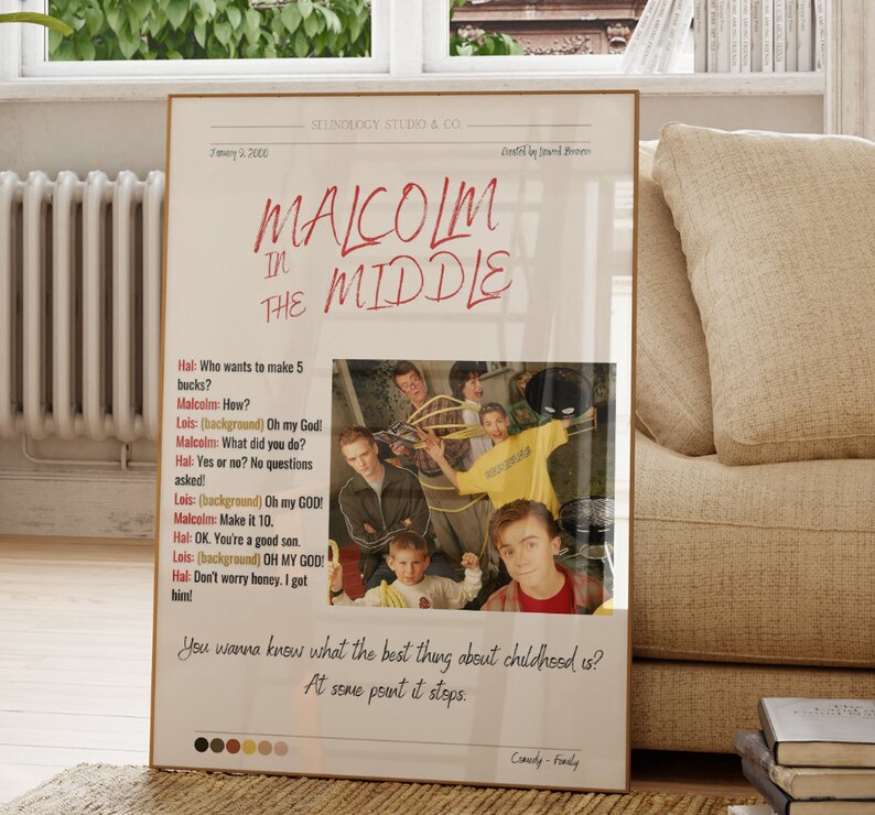 Malcolm in the Middle Tv Show Poster, Cult Series, TV Posters, Film ...