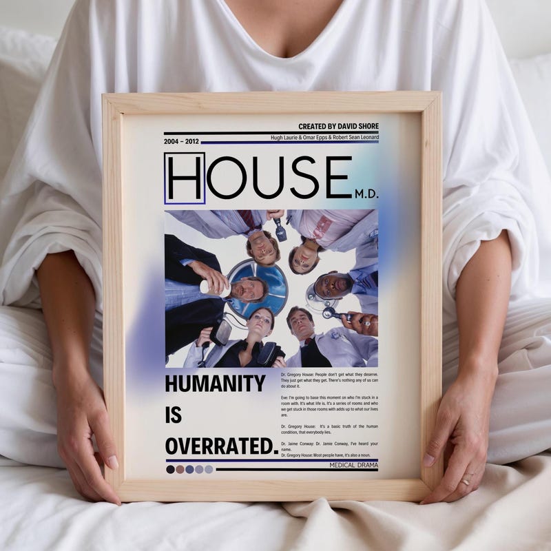 House Md Poster - Etsy