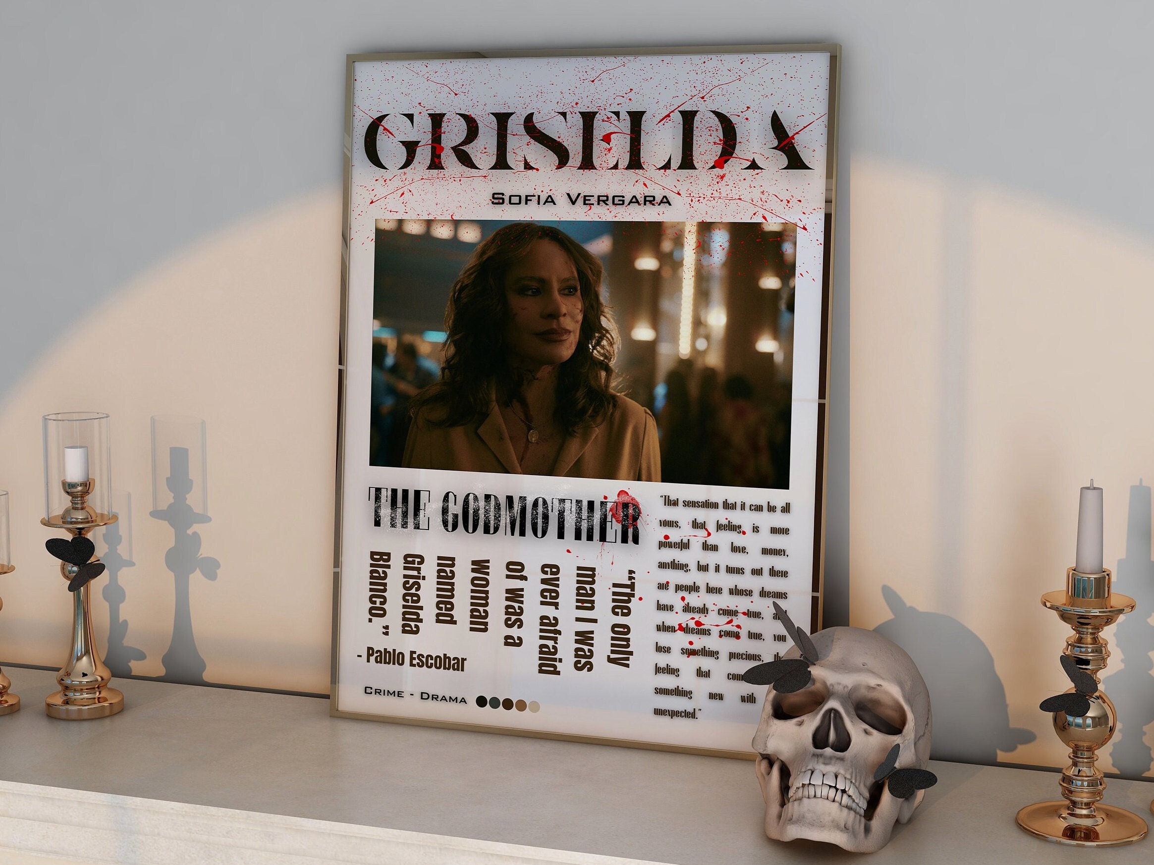 Griselda TV Series Poster, Digital Print, Griselda Blanco, Mafia Series ...