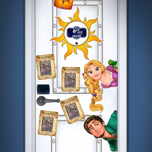 Disney Wish Cruise Package With Poster Large Digitally Painted Tangled ...