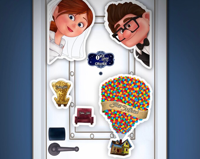 Disney Pixar Inspired up Carl and Ellie Wedding, Anniversary ...